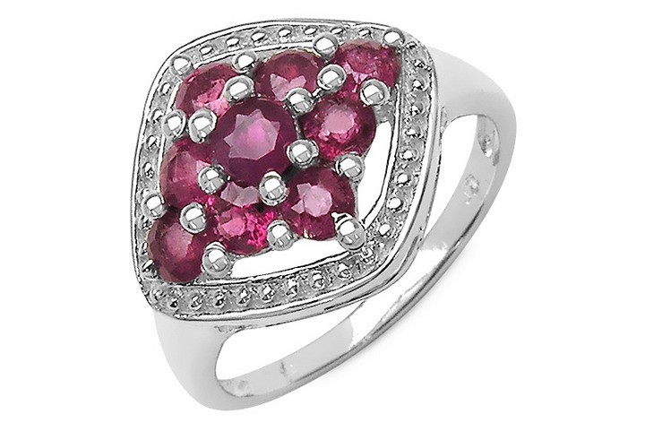 Inel argint 925 cu rubin | Magazin online de bijuterii