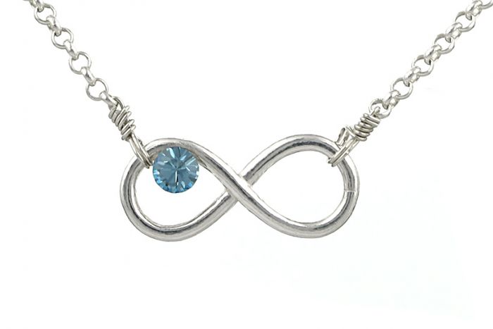 Colier semnul Infinit, cristal Swarovski si argint | Magazin online de ...