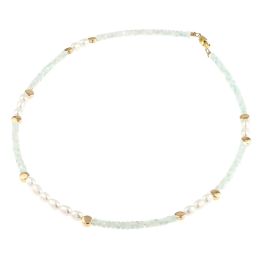 Colier "Simply Pristine" din sidef si perle naturale | Magazin online ...